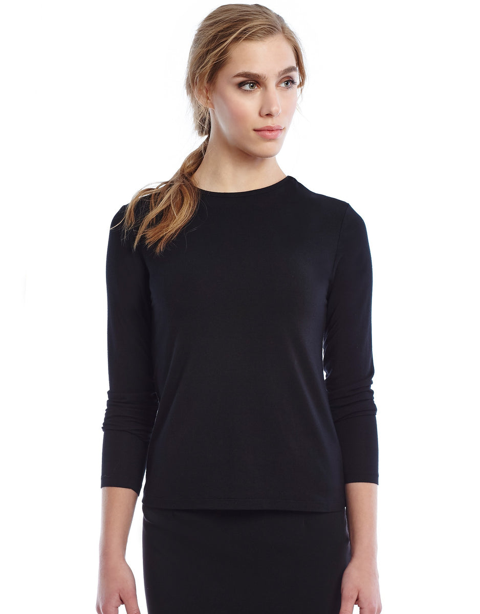 Modal Long Sleeve Shell – thelingerieshopny